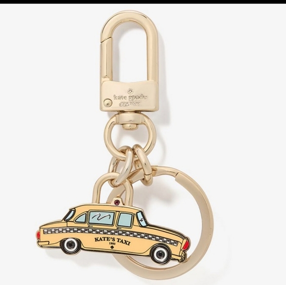 kate spade | Bags | Kate Spade Taxi Cab Key Chaim | Poshmark